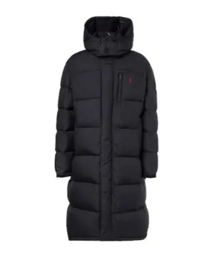 Polo Ralph Lauren Embroidered Down Jacket - Black