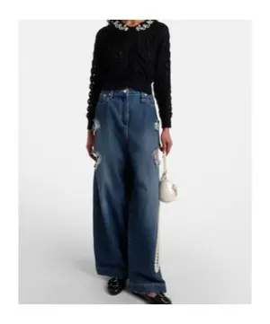 Simone Rocha Embellished Mohair-blend Cardigan