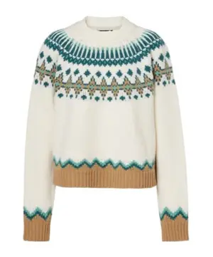 Alanui Sweet Winter Virgin Wool Sweater - White