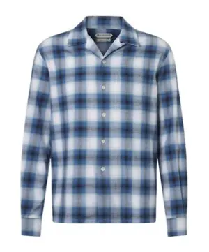 J.W.ANDERSON Gradient Checkered Shirt - Blue