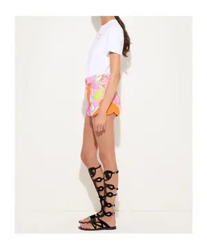 Emilio Pucci Printed Scalloped Shorts