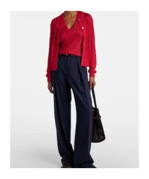 Ralph Lauren Cable-knit Silk Cardigan