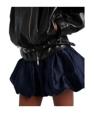 SELF-PORTRAIT Elegant Versatile Casual Leather Jacket