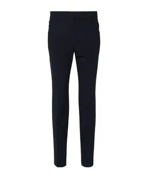 Brunello Cucinelli Slim-cut Cigarette Trousers - Black
