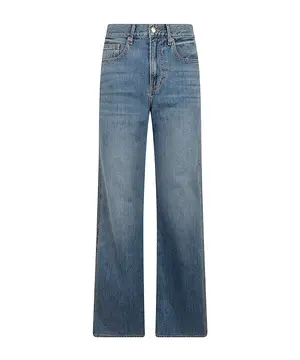 Veronica Beard High-rise Wide-leg Jeans - Blue