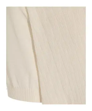 Canali Textured Knit Polo Top