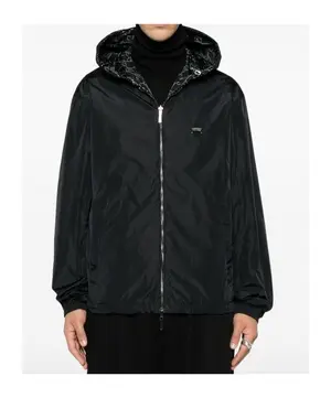 Emporio Armani Monogram-print Reversible Jacket