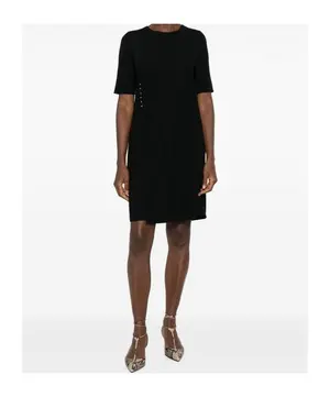 Emporio Armani Stud-embellished Mini Dress