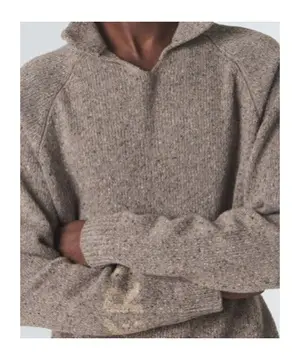 ERL Wool-blend Split High-neck Sweater