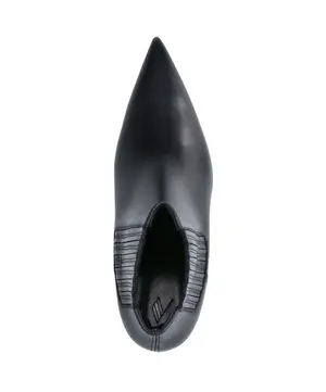 Attico Geometric Heel Ankle Boots