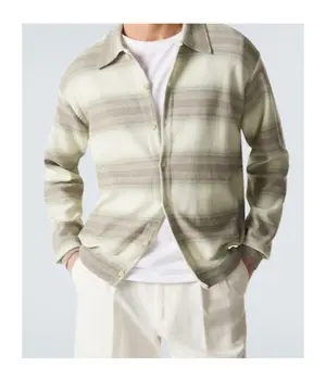 Auralee Striped Cotton And Silk Cardigan
