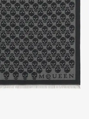 Alexander McQueen Skull Jacquard Scarf