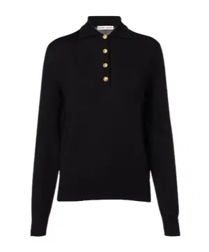 BLAZÉ MILANO Polo Sweater - Black