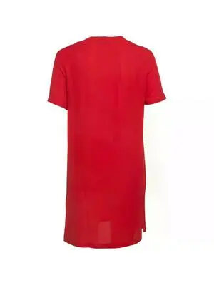 Valentino Garavani Silk Crewneck Short-sleeve Mini Dress