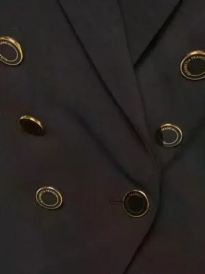 Elisabetta Franchi Double-breasted Crepe Blazer