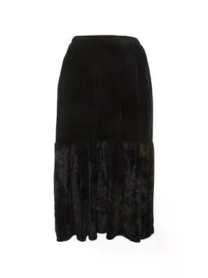 Stella McCartney Velvet Tiered Midi Skirt