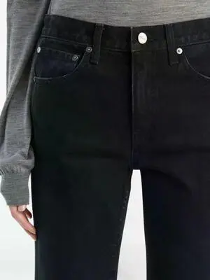 Khaite Flared-leg Cotton Jeans