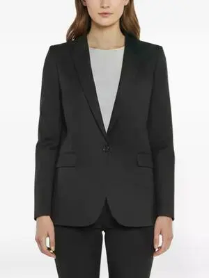 Saint Laurent Paris Single-breasted Wool Blazer