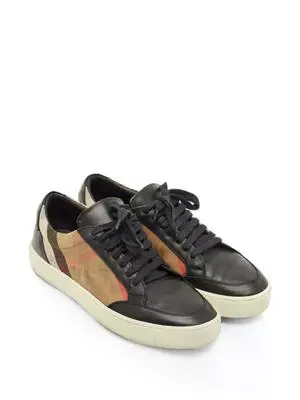 Burberry House Check Canvas Low-top Sneakers