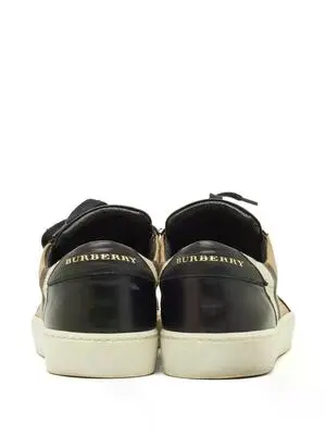 Burberry House Check Canvas Low-top Sneakers