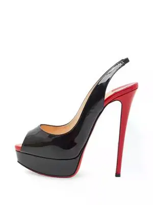 CHRISTIAN LOUBOUTIN Lady Peep Slingback Sandals