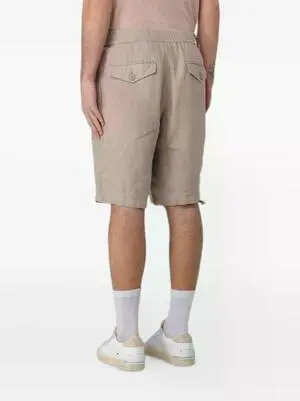 BLAUER. Elasticated Cargo Shorts - Neutrals