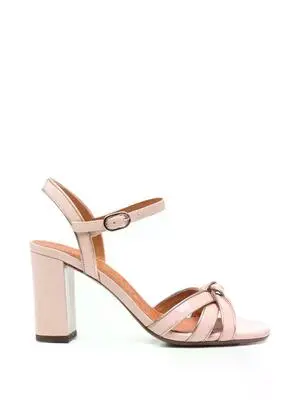 Chie Mihara Knotted Patent Leather Sandals