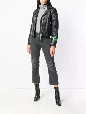 DIESEL® Cropped Slim Fit Jeans