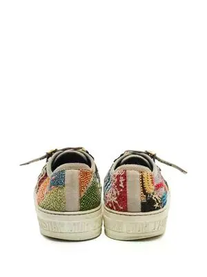 Dior Walk'n' Embroidered Sneakers - Black