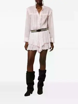 MARANT ETOILE Lonzie Embroidered Top