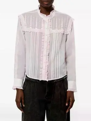 MARANT ETOILE Lonzie Embroidered Top