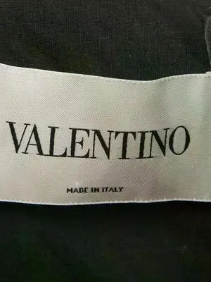 Valentino Garavani Long Sleeve Wool Mini Dress