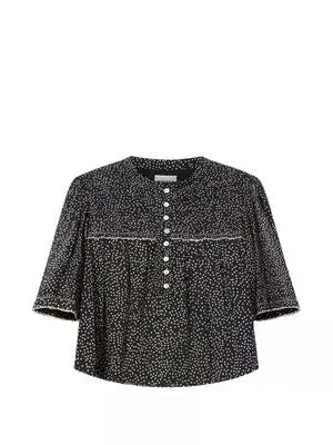 MARANT ETOILE Douna Top - Black