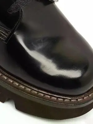 Brunello Cucinelli Polished Finish Combat Boots