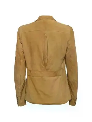 Ralph Lauren Single-breasted Suede Blazer
