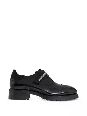 Dsquared2 Leather Oxford Shoes With Lug Sole