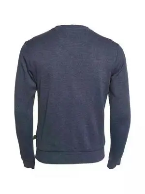 Hugo Boss Logo Embroidered Sweatshirt - Blue