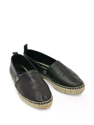 Loewe Leather Espadrille Flats