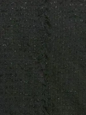 Giambattista Valli Frayed Tweed Coat