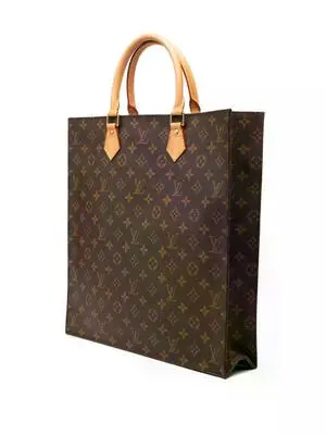 LOUIS VUITTON Monogram Sac Plat Tote Bag