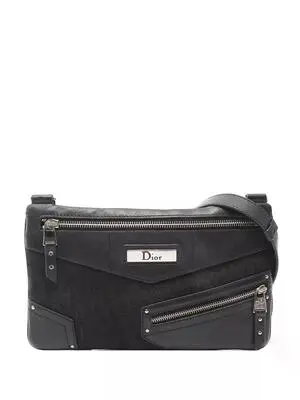 Dior Trotter Canvas Crossbody Bag - Black