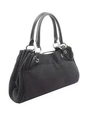 BVLGARI Logomania Canvas Handbag
