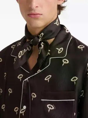 Marni Silk Foulard With Floral Print