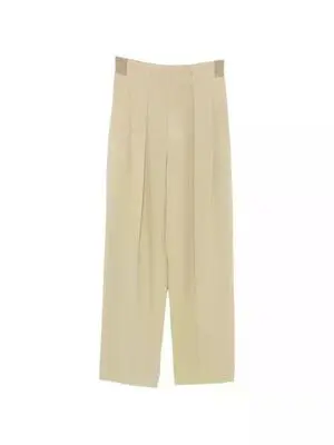Victoria Beckham Fluid Tailored Trousers - Neutrals