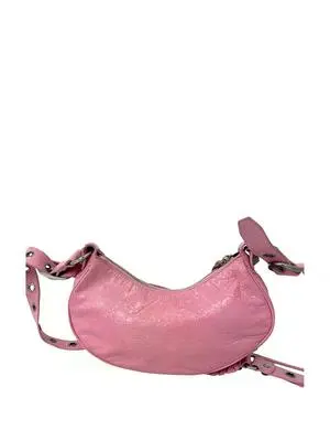 Balenciaga Lambskin Motocross Le Cagole Xs Crossbody Bag - Pink