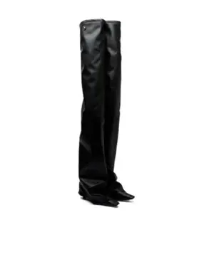 Attico Stylish Elegant High-heel Over-the-knee Boots - Black