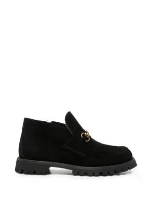 SERGIO MORETTI FIRENZE Horsebit Boots - Black