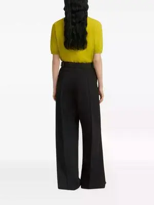 Marni Wool Wide-leg Trousers