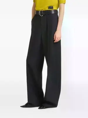Marni Wool Wide-leg Trousers