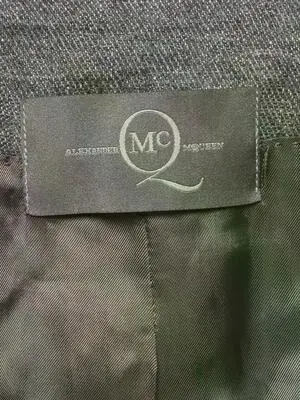 Alexander McQueen Cropped Blazer With Zip Detail